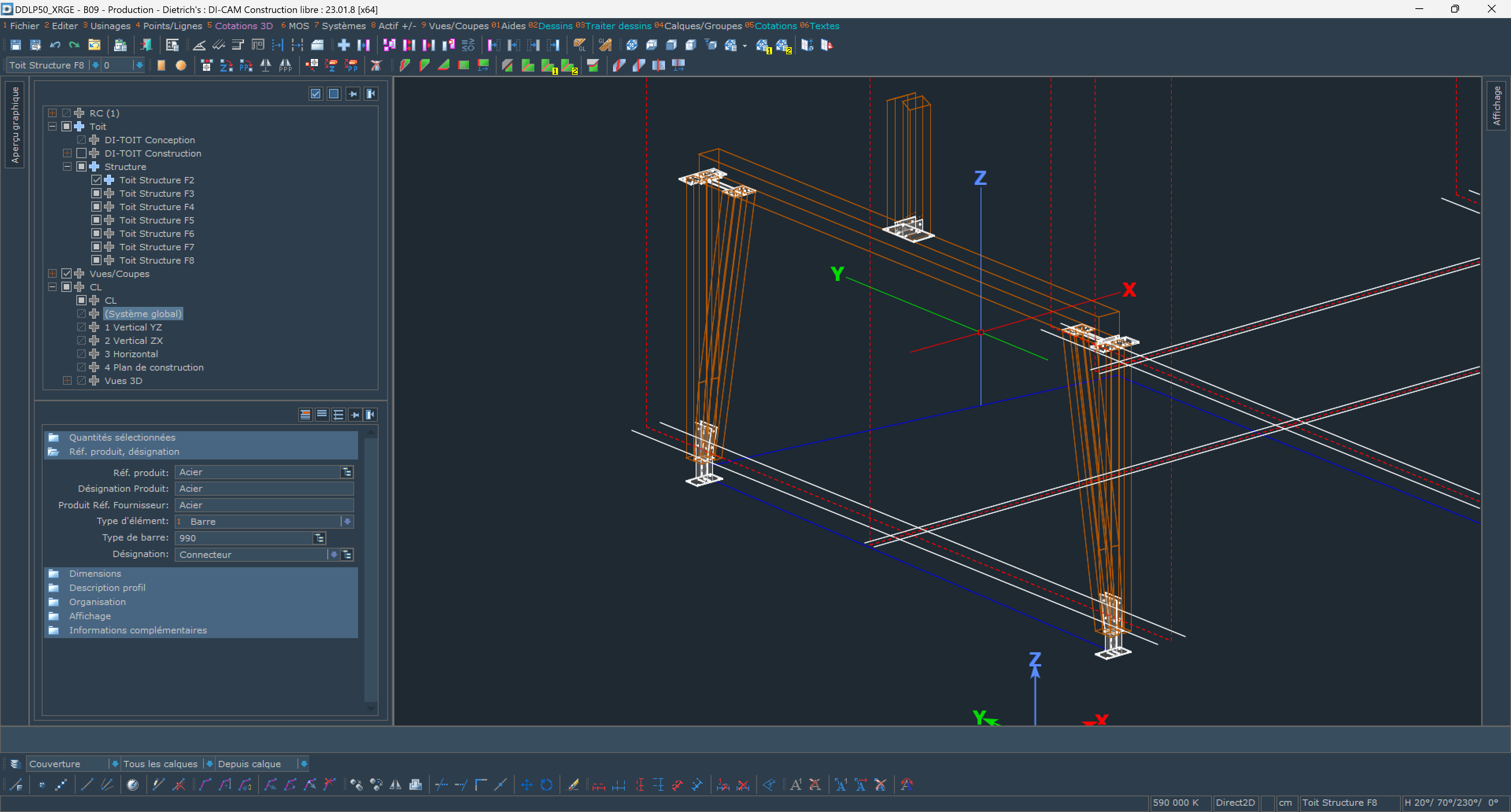 Structures mixtes bois-métal - DDLP